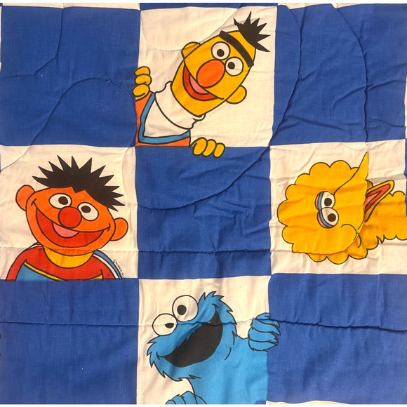 JP Stevens | Bedding | Vintage Sesame Street Twin Comforter 63 X 86 ...